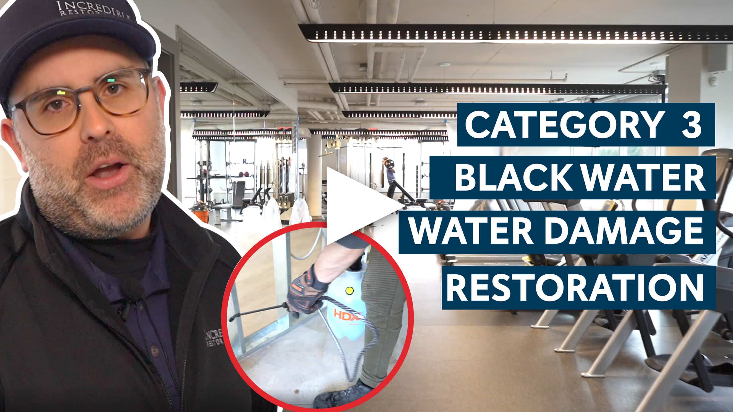CAT-3 Black Water Damage Restoration | Incredible Restorations
